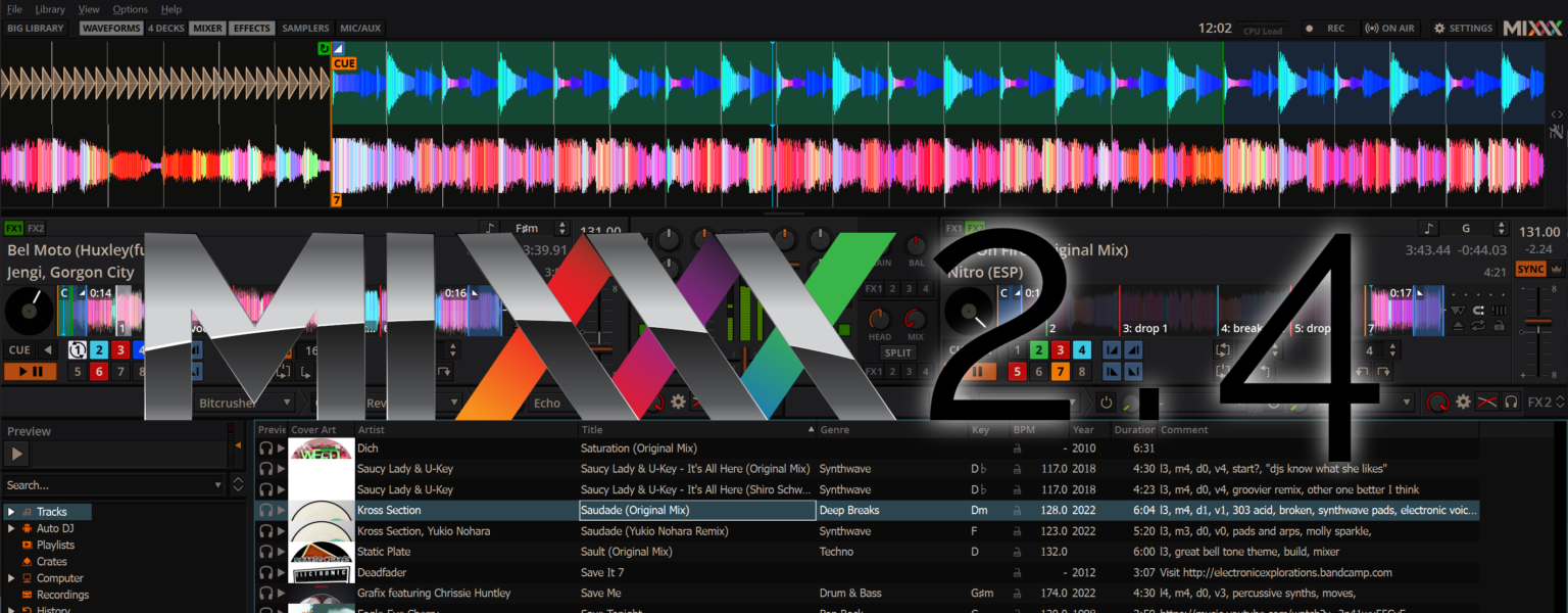 Mixxx is now up to version 2.4! - rogue DJs